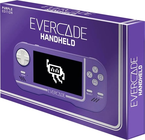 Evercade Handheld Console Purple No Game Boxed